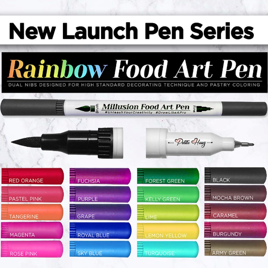 [Petite Houz] Halal Certified Food Grade Edible Marker Cake Pen Baking ...
