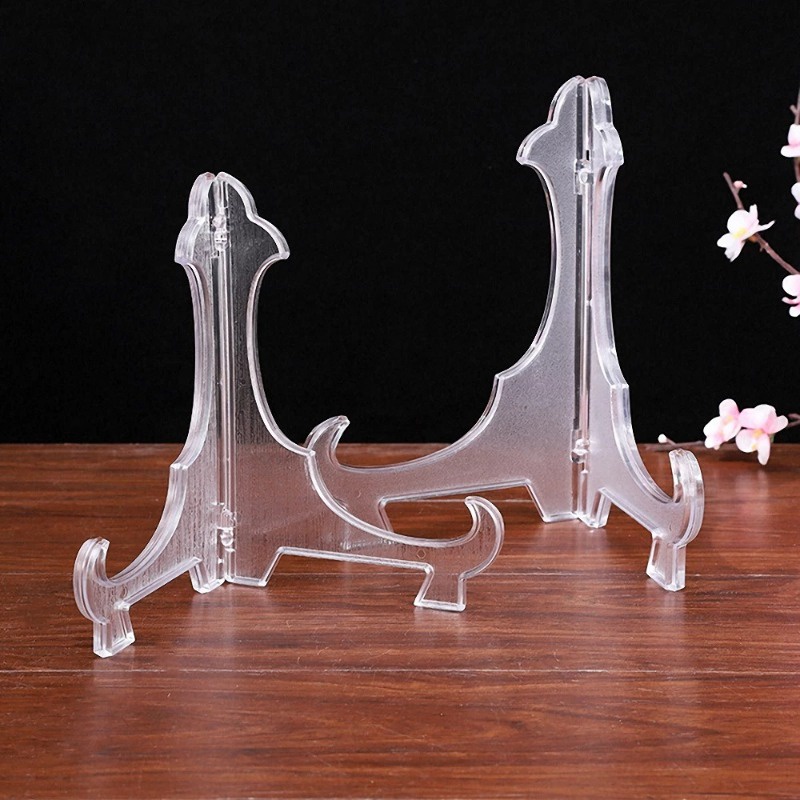 Portable Plastic Picture Frames Photo Display Stand/Bowl Dish Tray ...