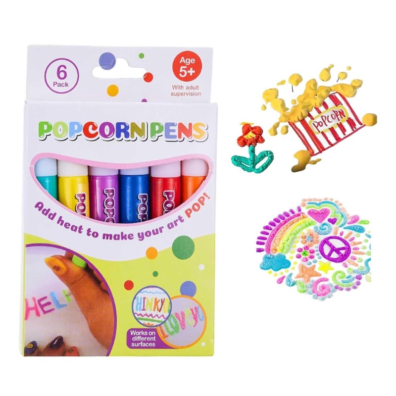 ESP Magic Puffier Pen Bubble Pen Magic Popcorn Color Paint Pen Print ...
