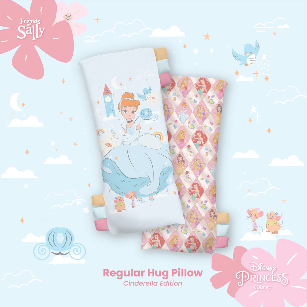Friends of Sally Hug Pillow Regular - Disney Cinderella | Shopee Malaysia