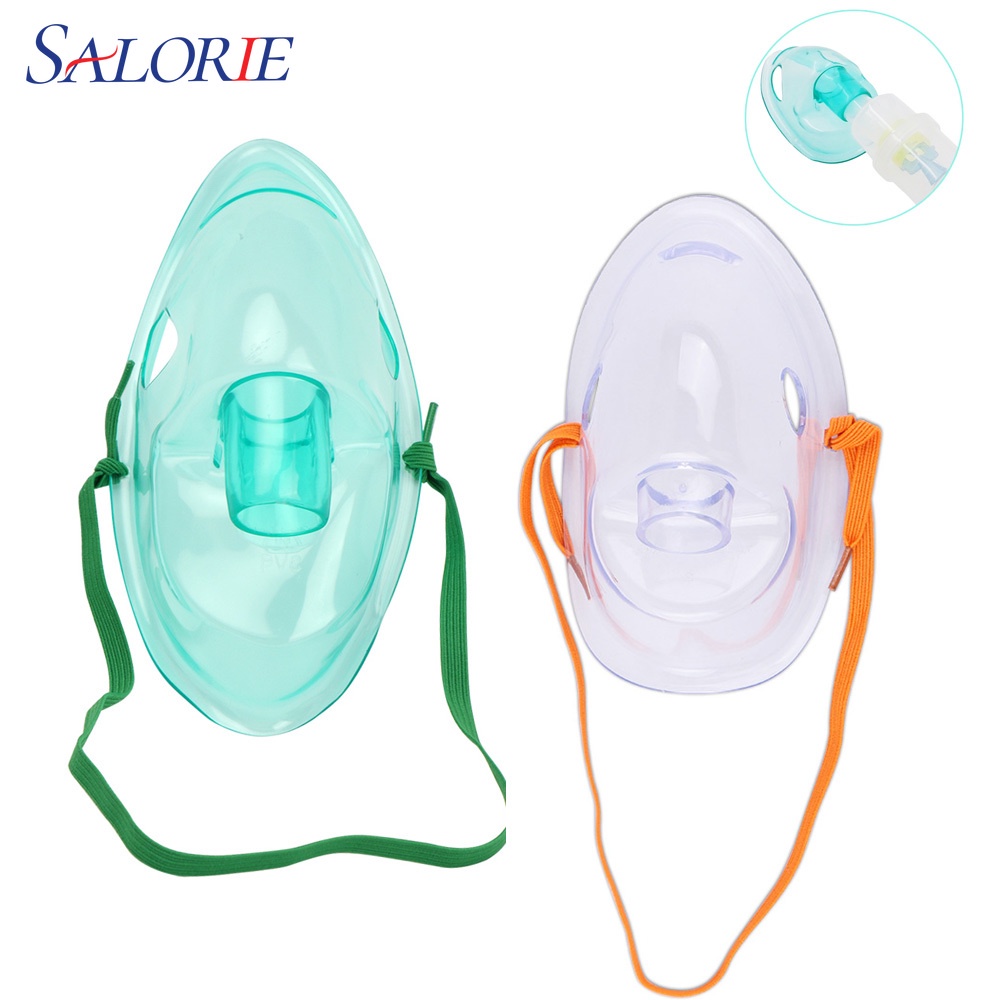 Salorie Nebulizer Mask Adult Child Oxygen Mask (PVC) Soft Comfortable ...