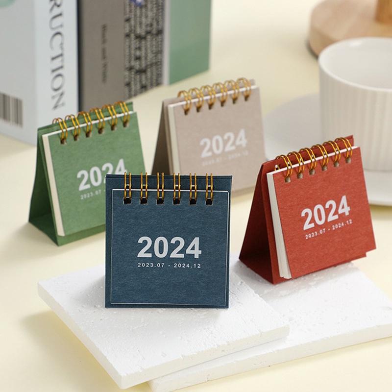 2024 Mini Calendar Desktop Calendar Kalender Small Calendar | Shopee ...