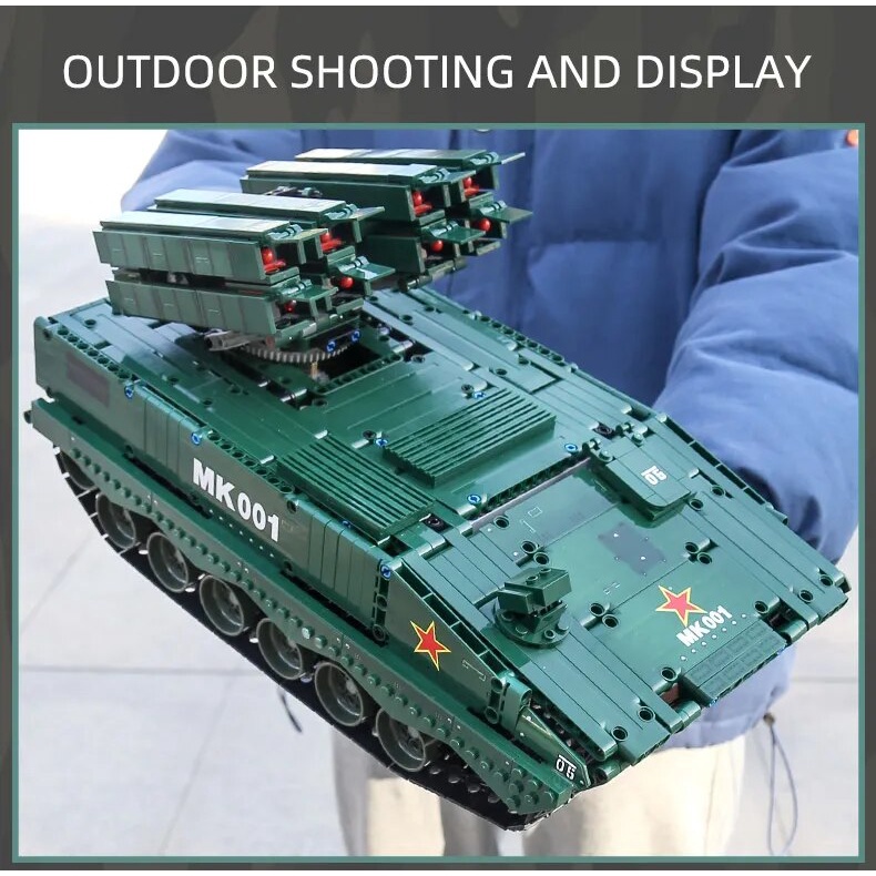 Mould King 20001 Military Remote Controlled HJ-10 Anti-Tank Missile ...