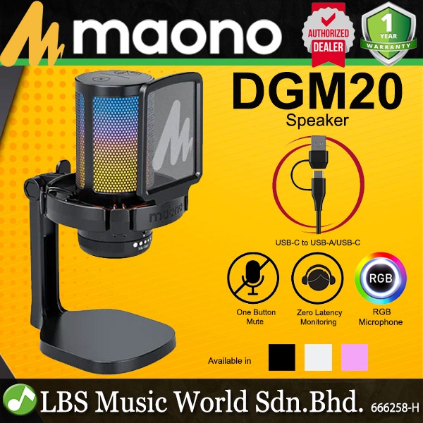 Maono DGM20 GamerWave Condenser Mic USB Gaming Microphone with ENC Tech ...