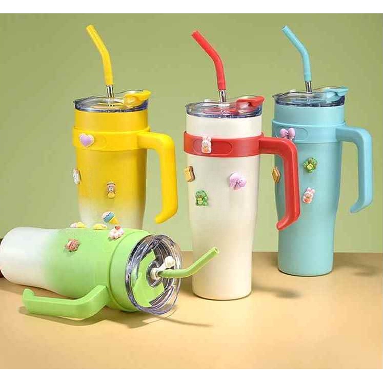 【Ready Stock】Tumbler Insulated Bottle Thermos Cold Cup with 3D Sticker ...