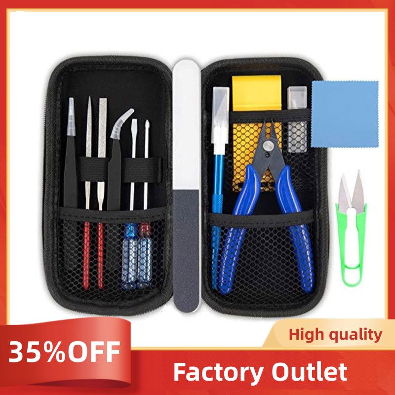 15 PCS Model Tools Kit Modeler Basic Tools Hobby Building Tools Kit for ...