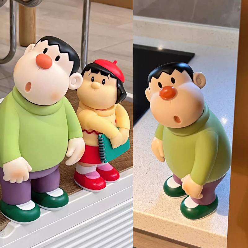 Doraemon Witty Fat Tiger Gijira Sister Silly Action Figure Toy | Shopee ...