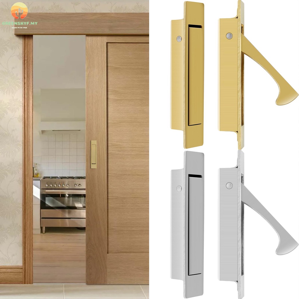 2Pcs Pocket Door Pull Handle 304 Stainless Steel Pocket Door Edge Pull ...