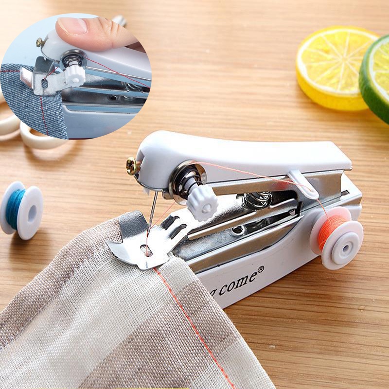 Handheld Sewing Machine Portable Mini Manual Sewing Machine Quick Home ...