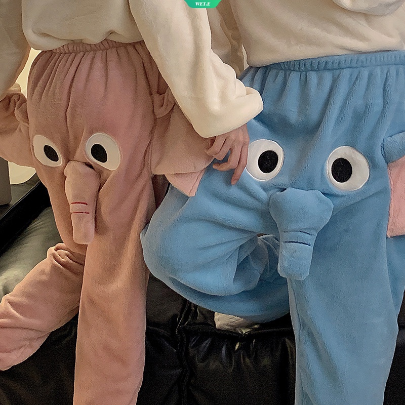 2023 Autumn and Winter New Korean Funny Cute Couple Pajama Pants ...
