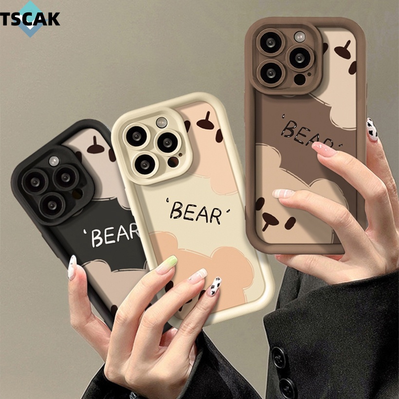 Cartoon cute bear phone case For Honor 90 80 70 50 Pro 90 Lite 50 SE ...