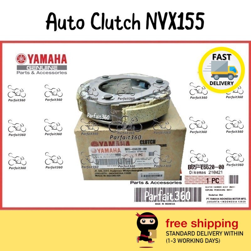 B65-E6620 NVX NVX155 V1 Auto Clutch Shoe / Clutch Carrier 100% HLY ...
