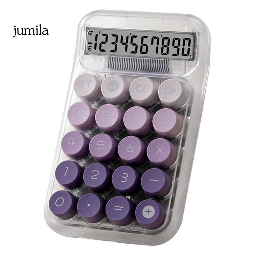 Clear Display Calculator 12-digit Gradient Colour Desktop Calculator ...