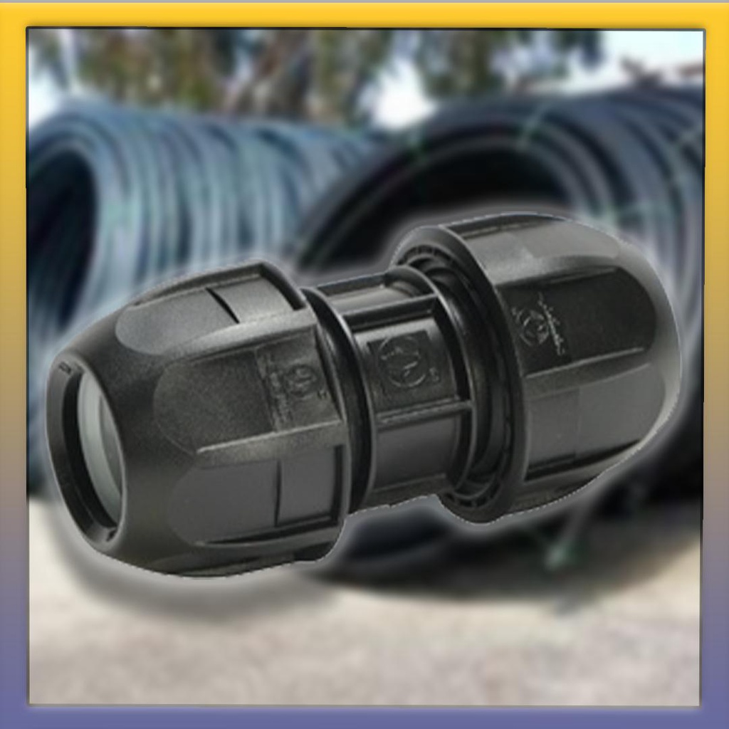 HDPE FITTING FOR HDPE PIPE STRAIGHT COUPLER / SMART COUPLER / SAMBUNGAN ...