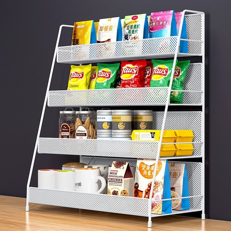 Snack Rack Supermarket Small Shelf Household Dining Table Small Food ...