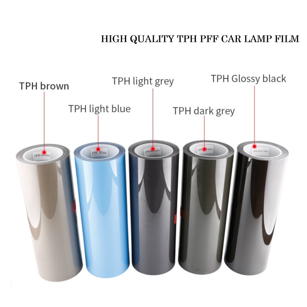 PPF wrapping Tinted headlamp taillamp fog lamp Self Healing TPH Paint ...