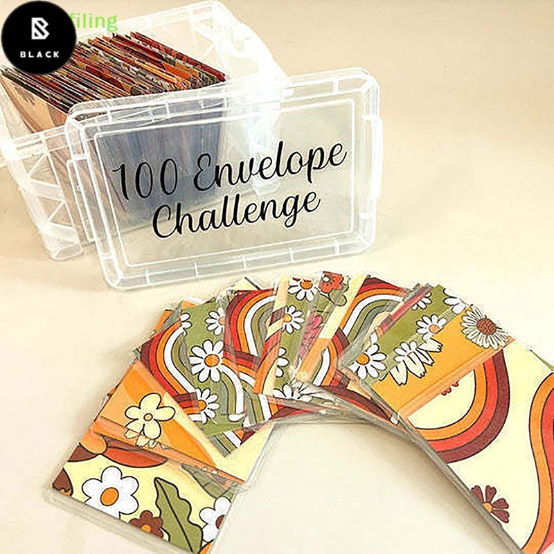 BL 100 Envelope Challenge Box Set, Easy And Fun Way To Save $10,000 ...