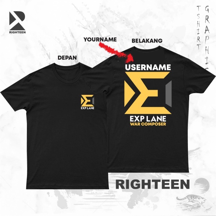 KAOS GAME MOBA MOBILE LEGEND MLBB ML HERO ALL ROLE BAJU MEN WOMEN V2 ...