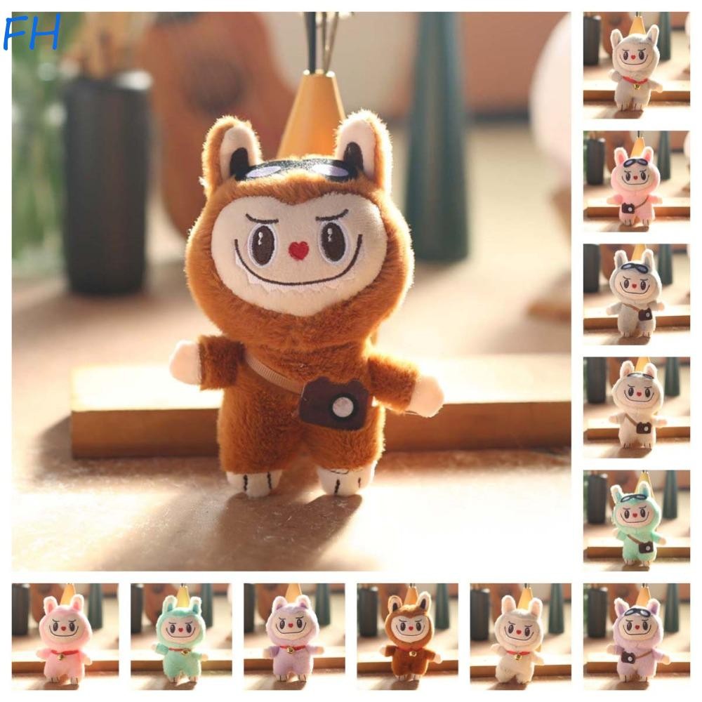 FENGHA Labubu Plush Stuffed Doll, Ornament Pilot Camera Labubu Labubu ...