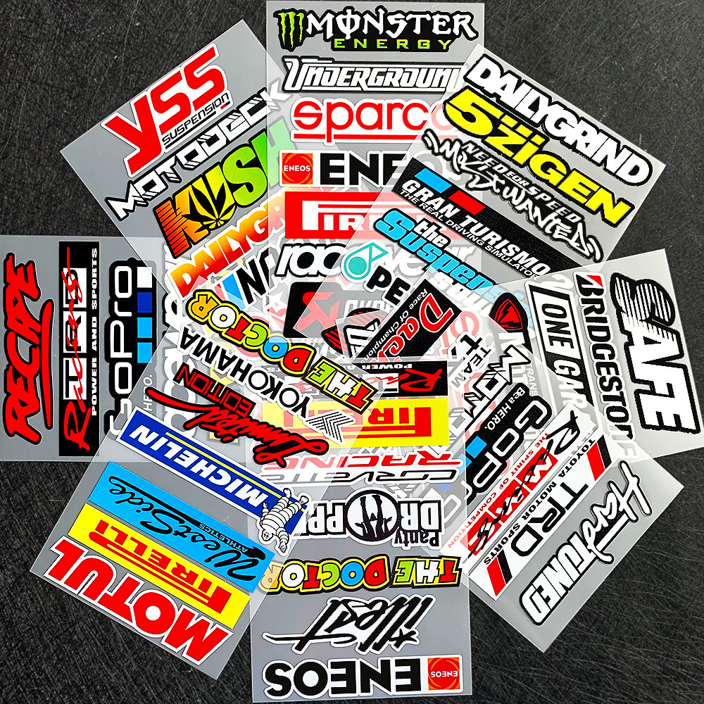 Personalized MotoGP Sponsor Logo Motorcycle Electric Vehicle Sticker ...