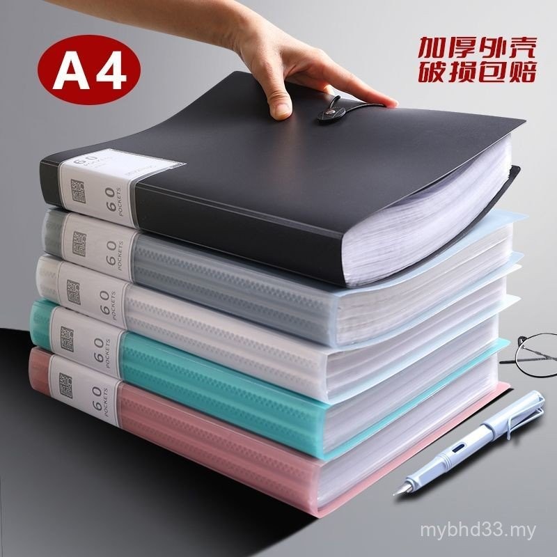 A4 Information Book Office Folder Test Paper Storage Student ...