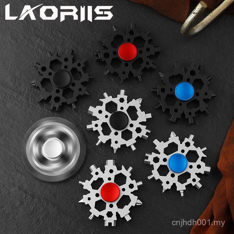 Shopee Official Outdoor Tools Fidget Spinner Snowflake Wrench Portable ...