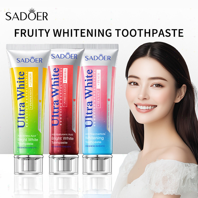 ROREC SADOER Hyaluronic Acid Niacinamide Amino Acid Ultra White Protecting Oral Health ...