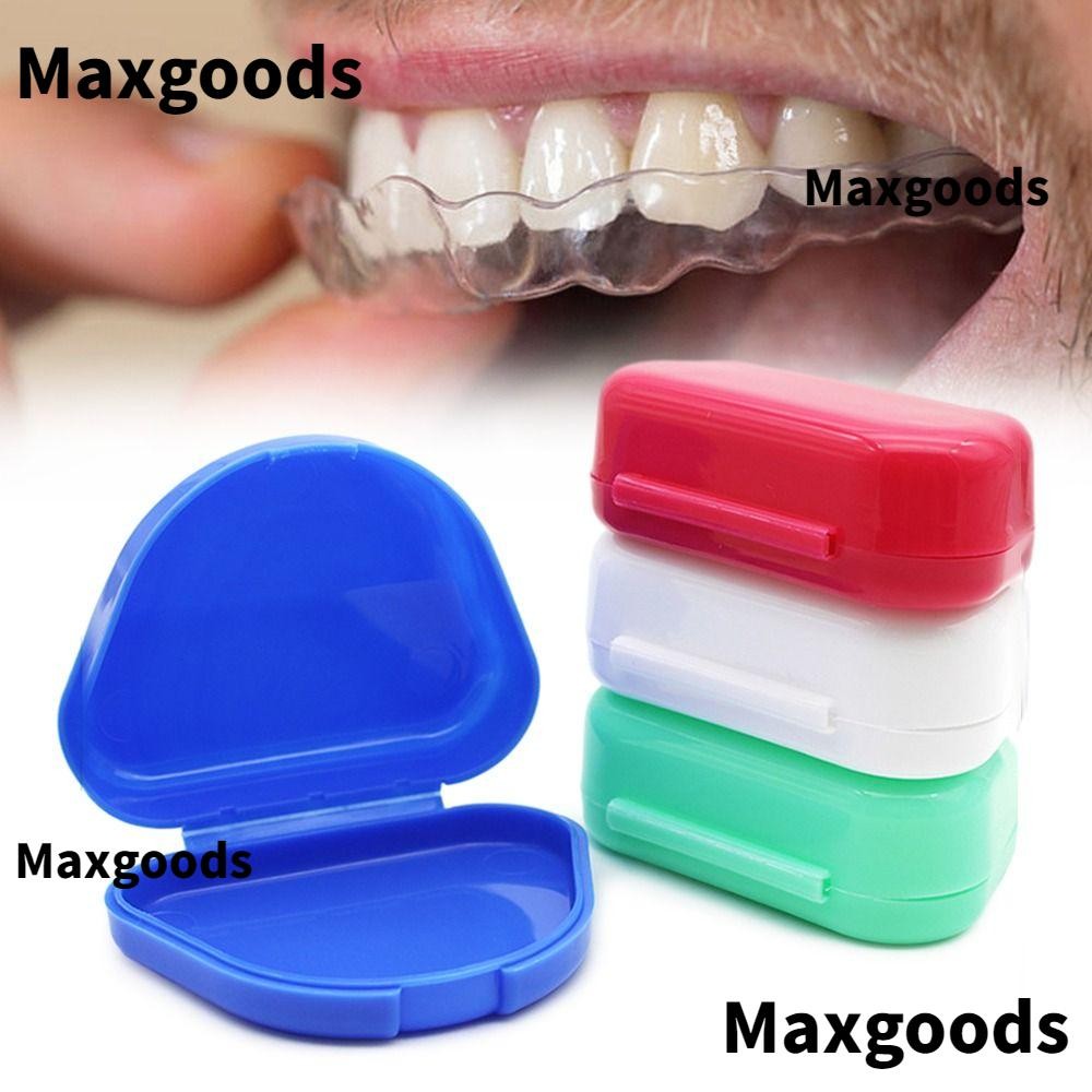 MAX Denture Tray Box, Portable Plastic Retainer , Mouth Guard Multiple ...