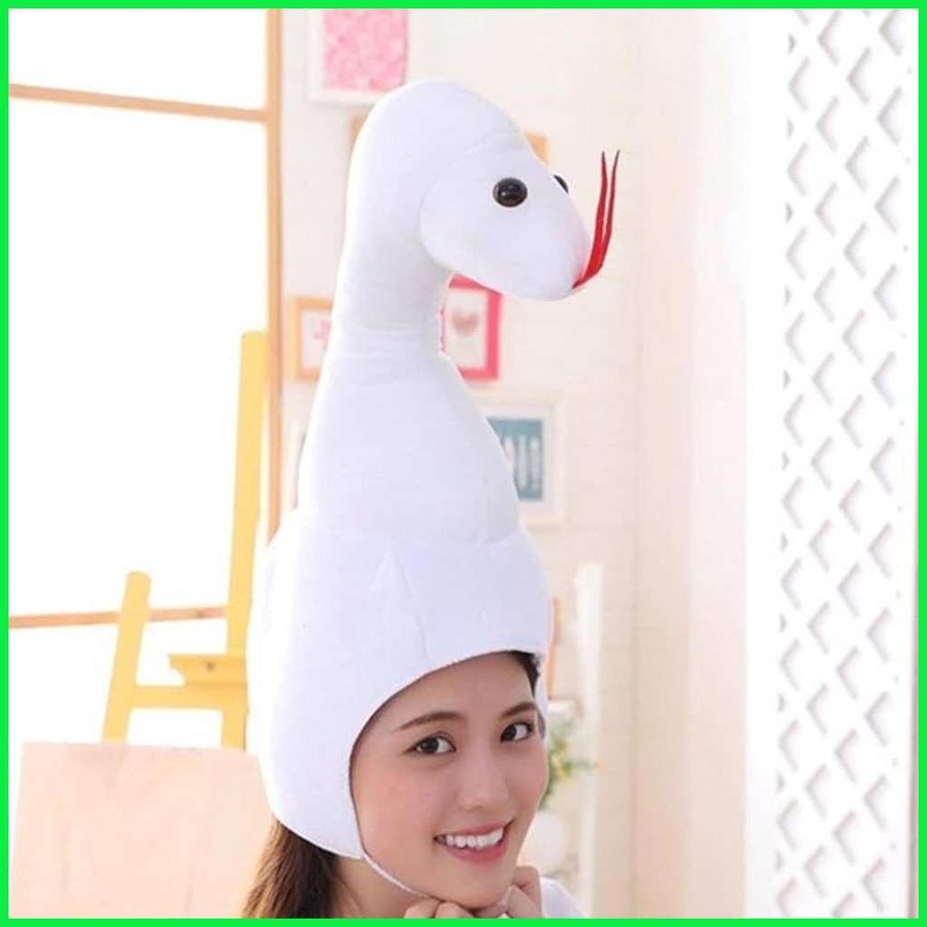 2025 New Year Snake Hat Cute Soft Festival Snake Headdress Cosplay Hat ...
