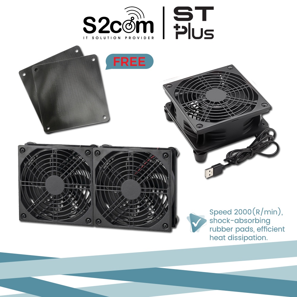 Single & Dual 2000RPM Cooling Fan External Cooler Stand With 5V USB ...