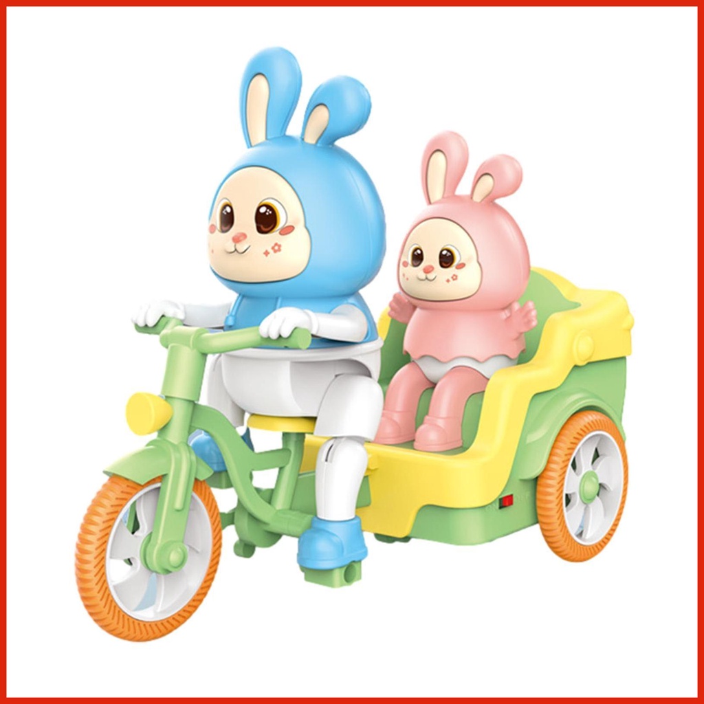 Simulational Electric Rabbit Tricycle Toy Rabbit Tricycle Interactive ...