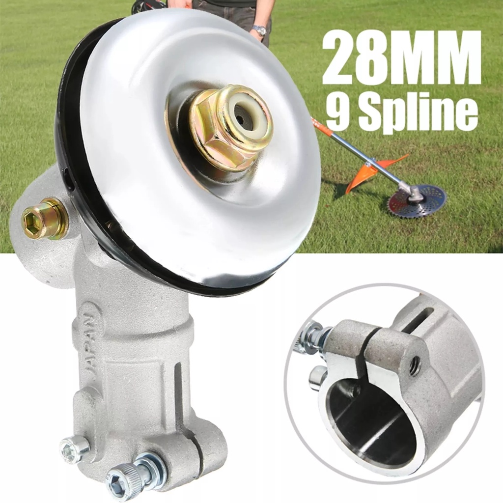 28mm 9 spline Trimmer Gearhead Gearbox Brushcutter Grass Strimmer Brush ...