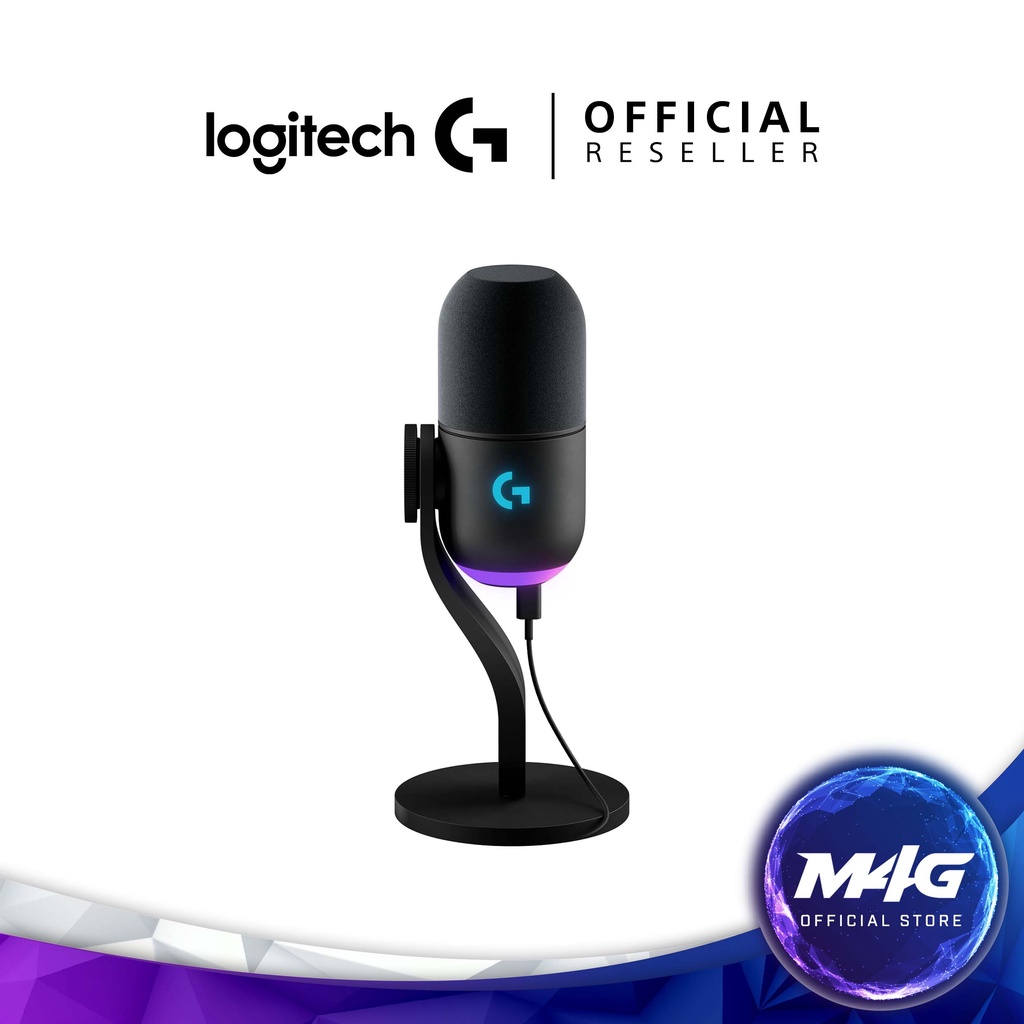 Logitech YETI GX Dynamic RGB Gaming Microphone with LIGHTSYNC | Shopee ...