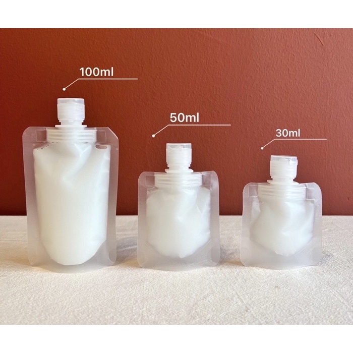 AIDA 3pcs Travel Shampoo Lotion Bag Dispenser 30/50/100ml Liquid ...