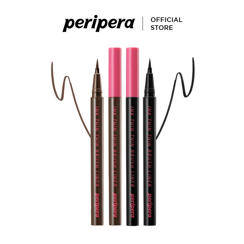 PERIPERA Ink Thin Thin Brush Liner [4 Colors to Choose] | Shopee Malaysia