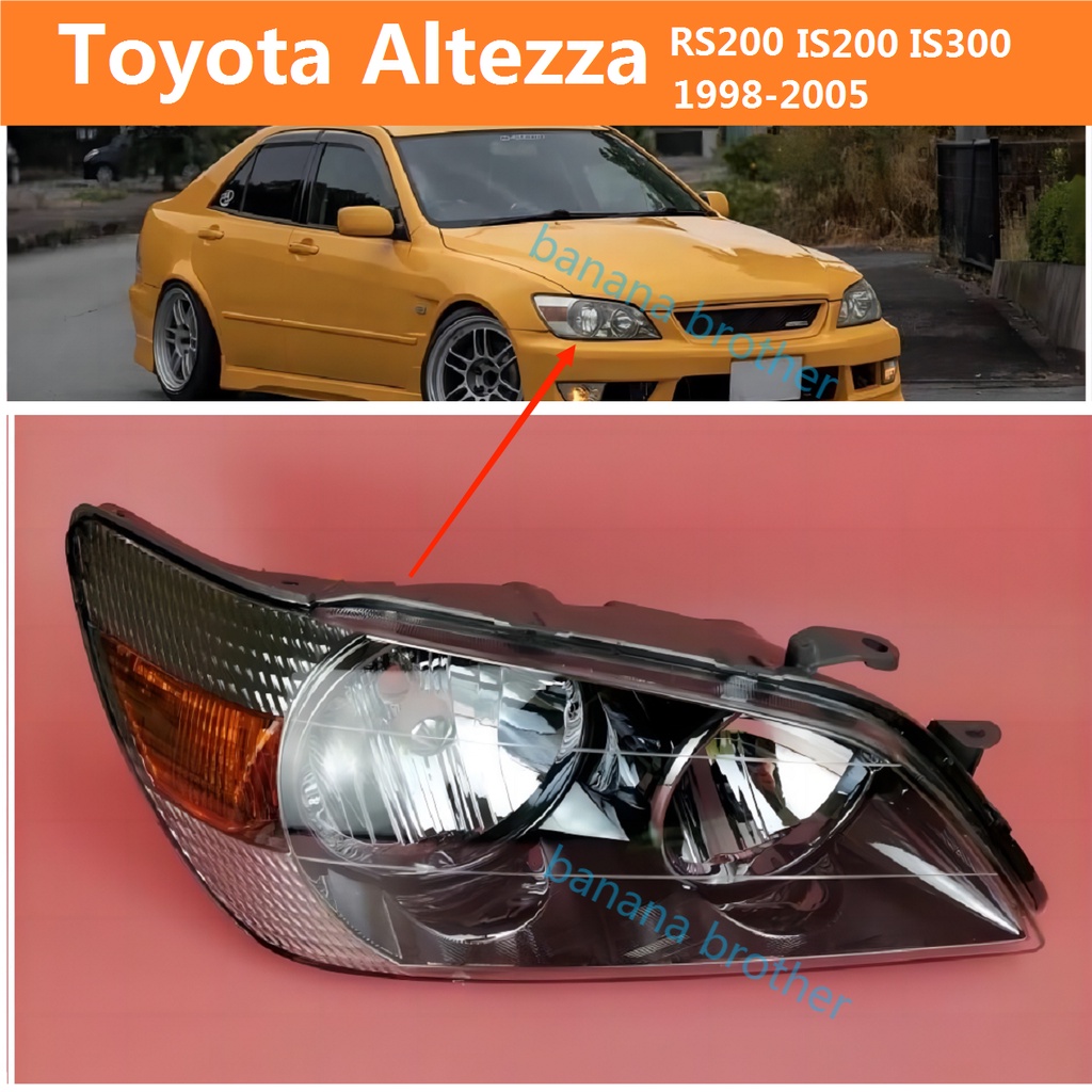FOR TOYOTA ALTEZZA RS200 IS200 IS300 1998-2005HEADLAMP HEADLIGHT LENS ...