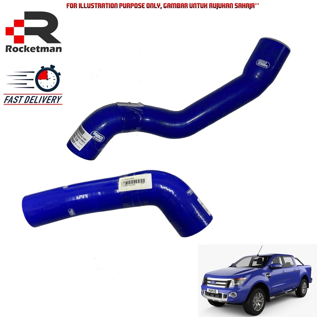 OEM SILICONE RUBBER TURBO INNER COOLER HOSE FORD RANGER T6 2.2 3.2 ...