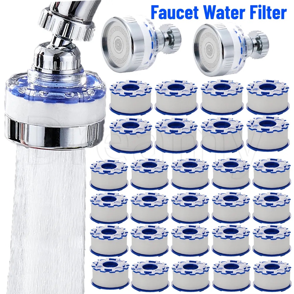Universal 360°Rotating Faucet Filter Tap / Bathroom Kitchen Water ...