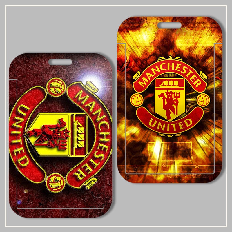 Football Manchester United Badge Bus Card Protective Case Student ...