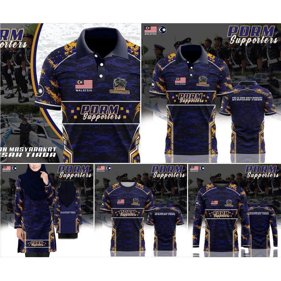 PDRM SUPPORT 2023 popular STYLE TSHIRT,CUSTOM | Shopee Malaysia