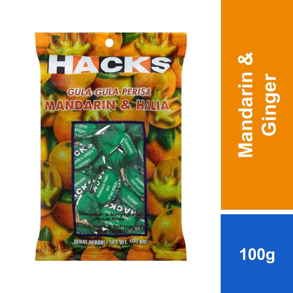 CARTON Hacks - Mandarin Ginger (50 X 100g) | Shopee Malaysia