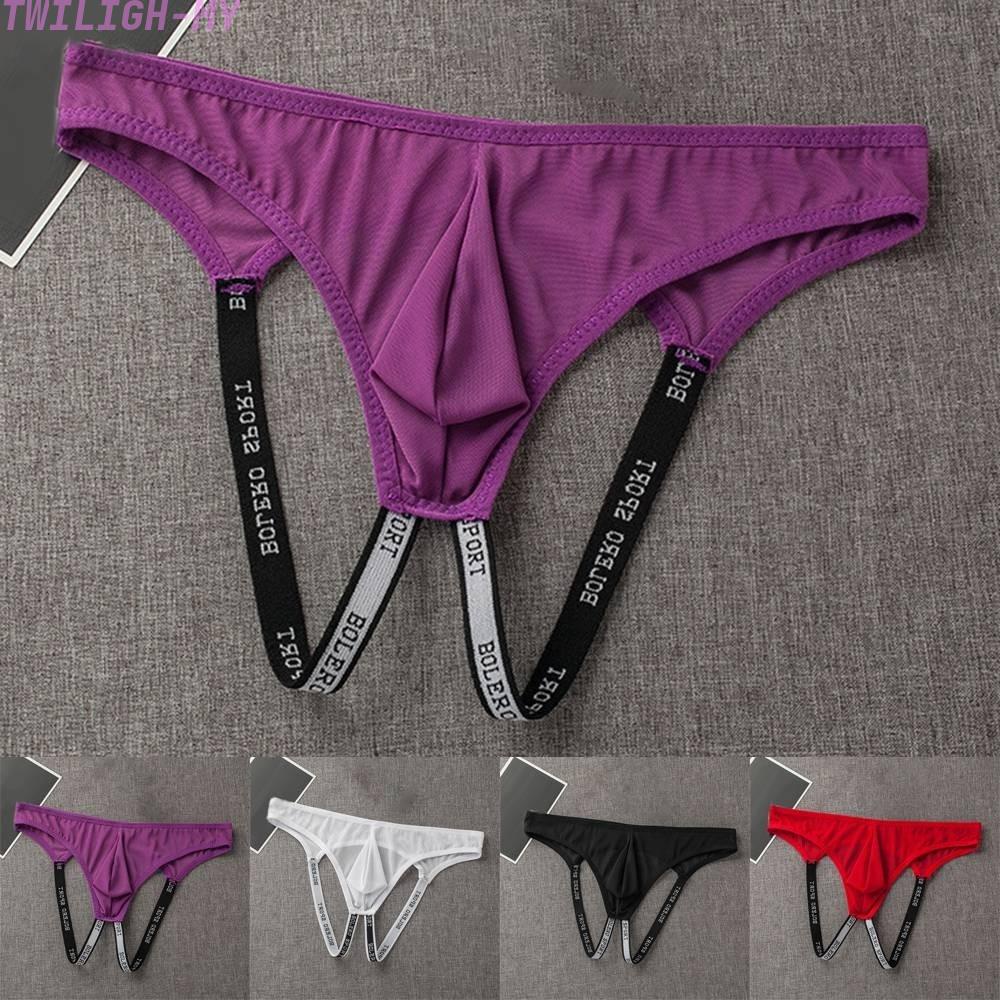 【fast delivery】Men Underwear Lightweight Panties Strap Mesh Backless ...