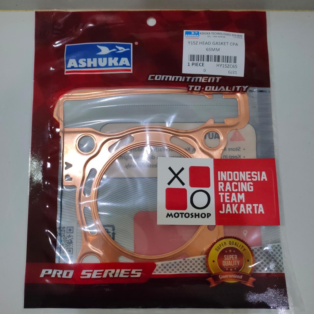 Ashuka Copper HEAD Gasket 65 65MM MX VIXION XABRE R15 V2 MX OLD NEW ...
