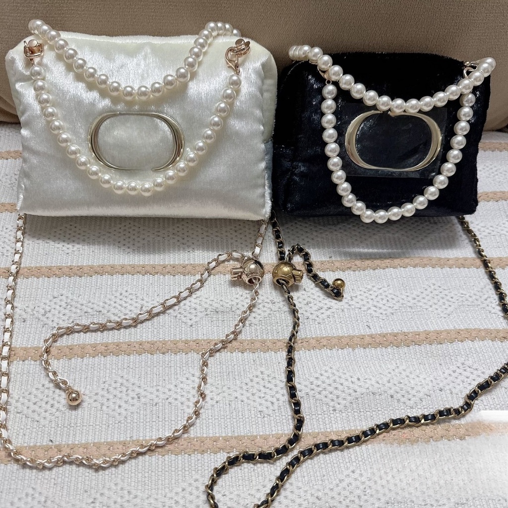 VIP GIFT Space Cotton Storage Bag Handmade DIY Chain Bag Pearl ...