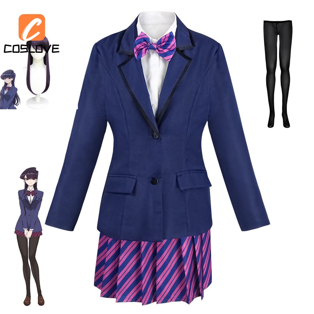 Japan Anime Komi Can't Communicate Shouko Komi Cosplay School Uniform ...