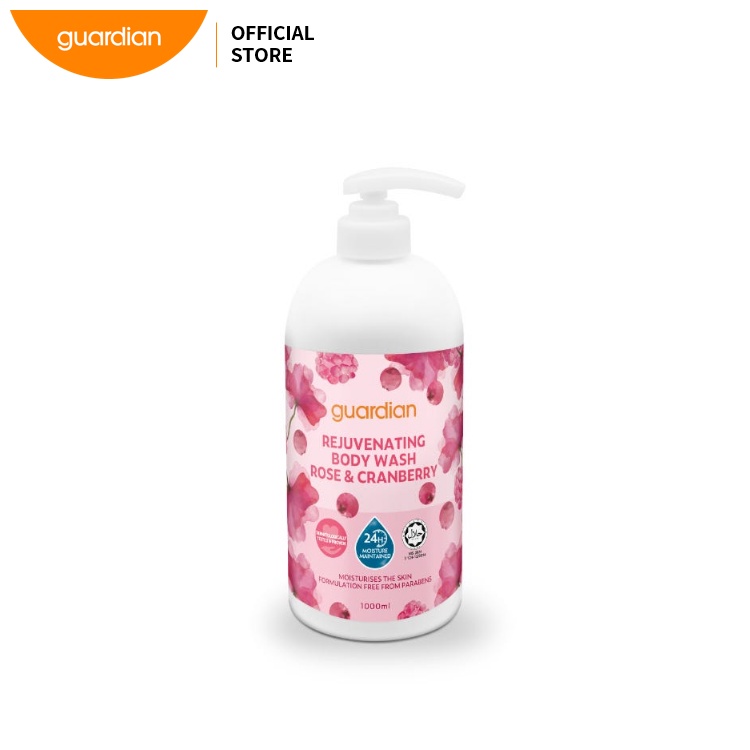 Guardian Rejuvenating Body Wash Rose & Cranberry 1000ml | Shopee Malaysia