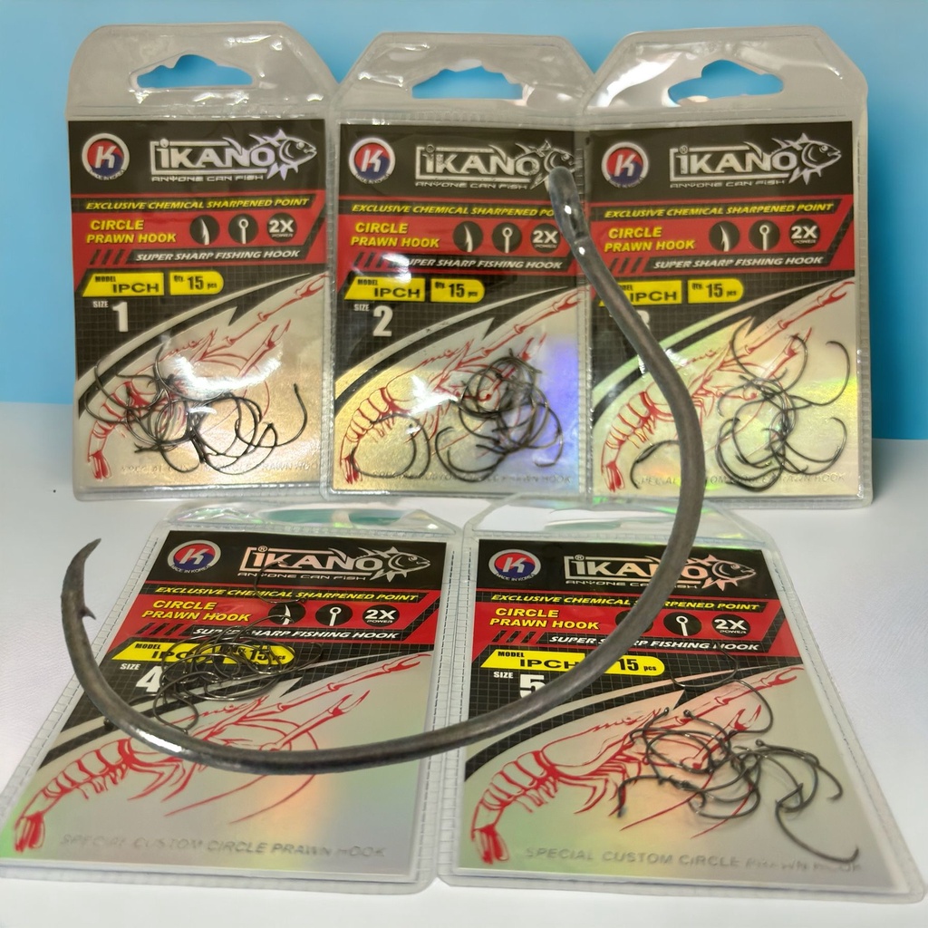 IKANO CIRCLE PRAWN HOOK / MATA MAUT UDANG | Shopee Malaysia