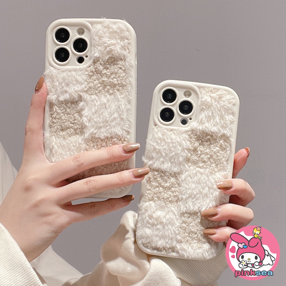 Luxury Plush Puzzle Phone Case Compatible for iPhone 11 15 14 13 12 Pro ...