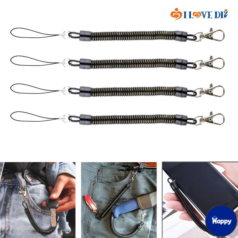 HS 1 Piece Universal Smartphone Anti-theft Elastic Lanyard/ Portable ...