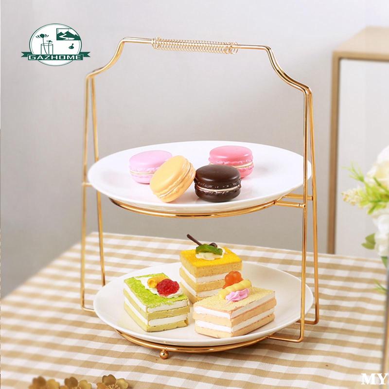 [In Stock] Elegant 2 Tier Cake Display Rack Photography Accs Cookie ...